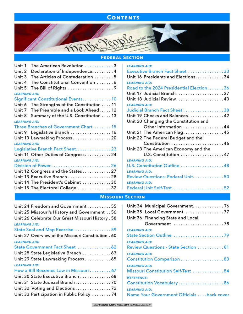 Student Guide to the Missouri Constitution