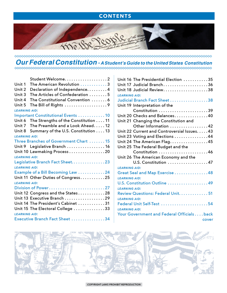 Our Federal Constitution - A Student's Guide to the U.S. Constitution ... Our Federal Constitution - A Student's Guide to the U.S. Constitution ...
