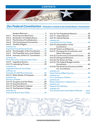 Our Federal Constitution - A Student's Guide to the U.S. Constitution ...